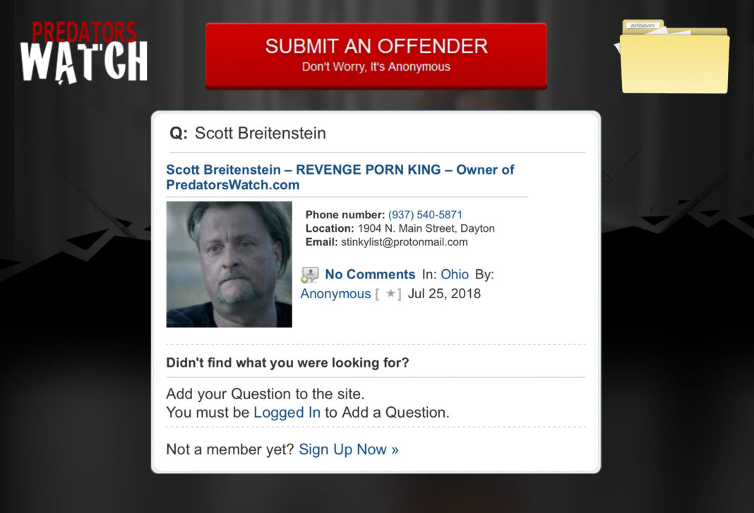 PredatorsWatch.com Owned by PREDATOR Scott Breitenstein - Social Media ...