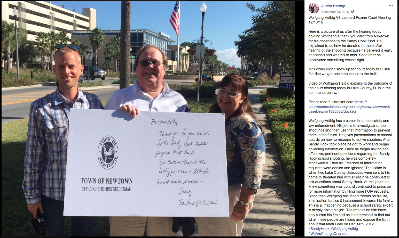 Justin Harvey Stalks and Harasses Parents of Murdered Children - Social ...